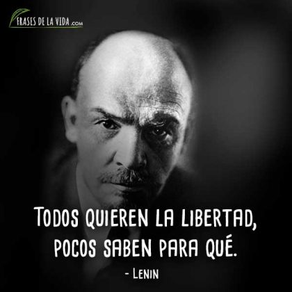 100 Frases de Lenin: artífice de la Revolución Bolchevique [Con Imágenes]