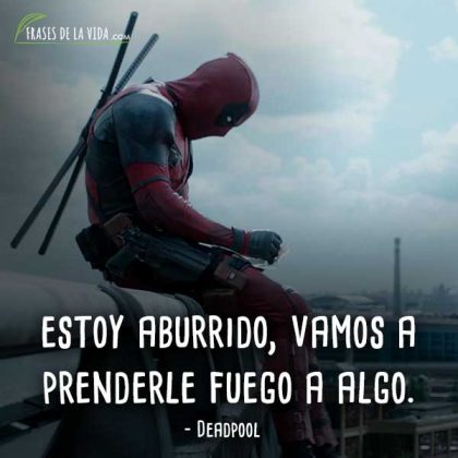 30 Frases de Deadpool, el antihéroe más incorrecto [Con imágenes]