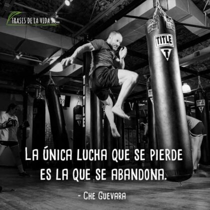 100 Frases de Lucha | Para no darse nunca por vencido
