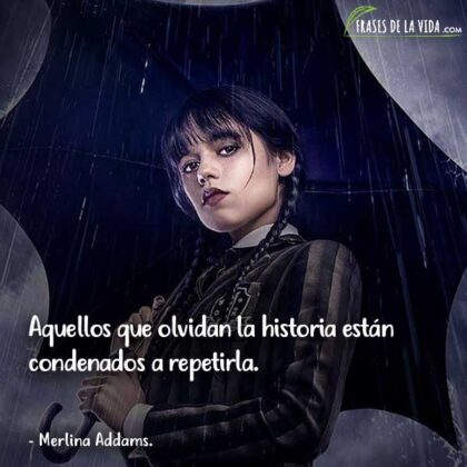 40 frases de Merlina Addams | Sus mejores momentos - Frases de la vida