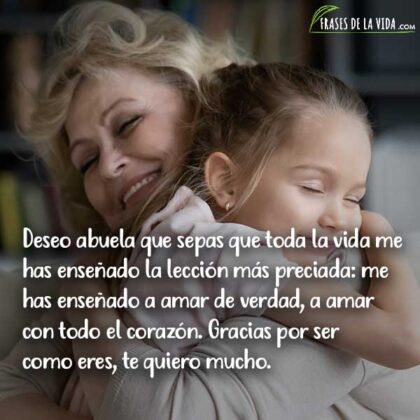 31 frases para una abuela | Con mucho amor para tu segunda madre
